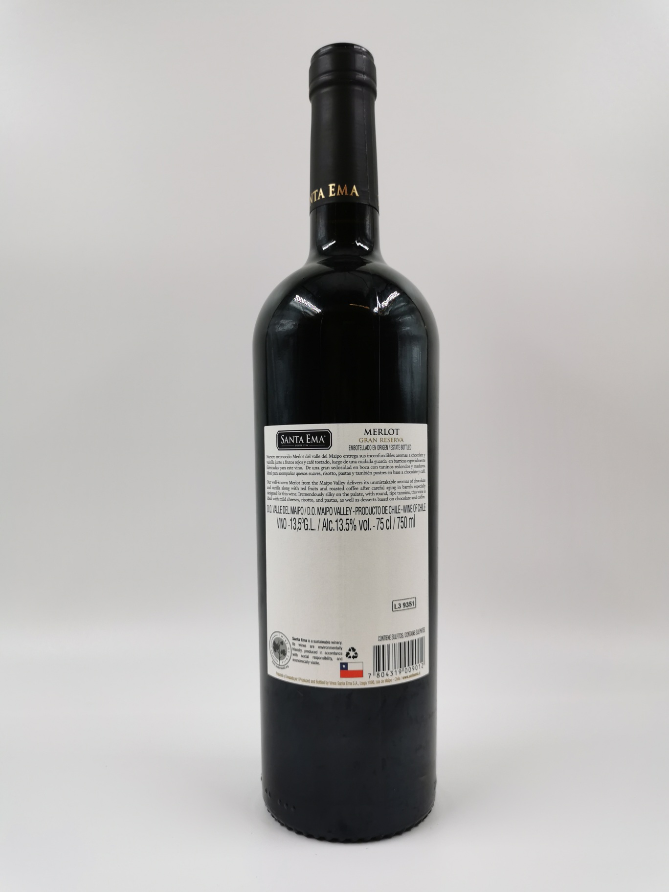 Vina Santa Ema Merlot Gran Reserva kopen online | Wijnen De Vos